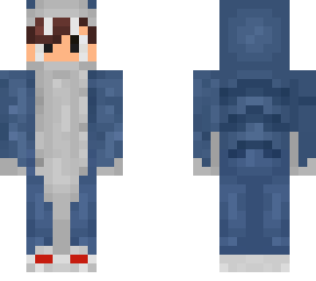 Shen Wear Skeppy's Shark Suit | Minecraft Skin