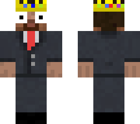 STEAVE With A Crown And A Suit | Minecraft Skin