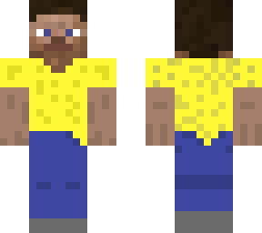 Yellow Steve | Minecraft Skin