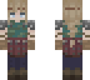 Astrid from how to train your dragon | Minecraft Skin