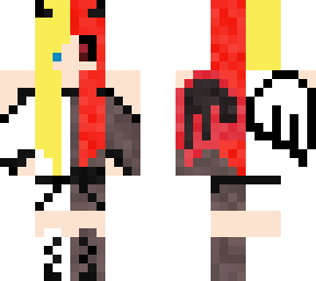 half angel half demon | Minecraft Skins