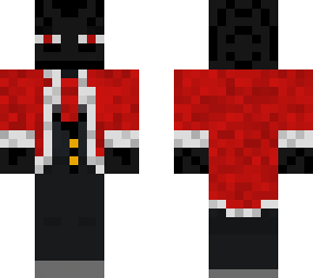 Red Enderman Suit Jacket | Minecraft Skin