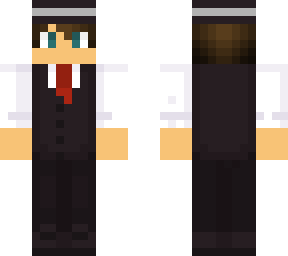 Skin: Smoking boy with hat / Chico traje con sombrero | Minecraft Skin