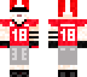 Travis #18 Georgia bulldogs | Minecraft Skin