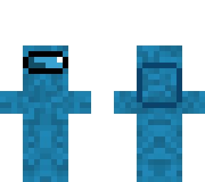 Among Us Backwards Blue Minecraft Skins