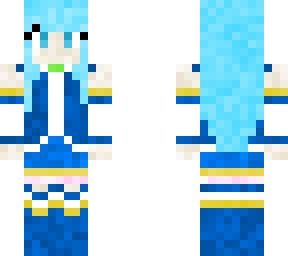 aqua anime | Minecraft Skins