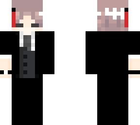 Butler With Oni Mask | Minecraft Skin