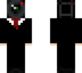 camerahead black suite | Minecraft Skin