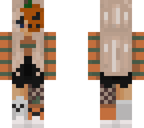 cristinini halloween mascara calabaza | Minecraft Skins