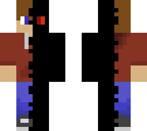 half and half | Minecraft Skin