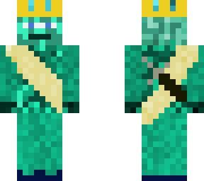 oceanking water king | Minecraft Skins