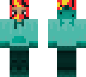 Ponk Cyan Coyote | Minecraft Skin