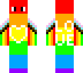 Pride and Progress Flags | Minecraft Skin