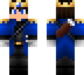 Skin boy prince good blue / Skin chico principe bueno azul | Minecraft Skin