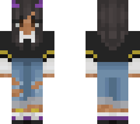 subtle enby flag | Minecraft Skin