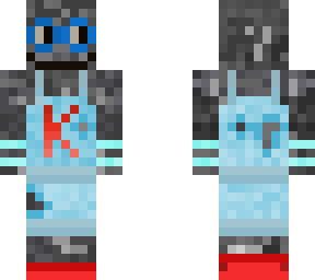 Cobbled deepslate guy | Minecraft Skin