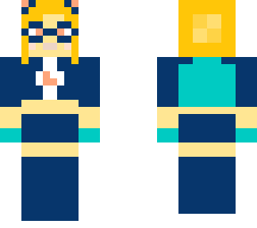 Glo Villanos cartoon network minecraft Skin GIRL | Minecraft Skin