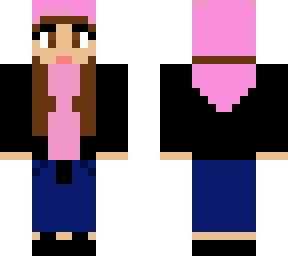 Gorro rosado | Minecraft Skin