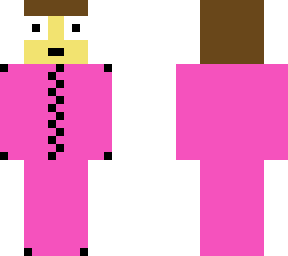 Noob in pink PJ's | Minecraft Skin