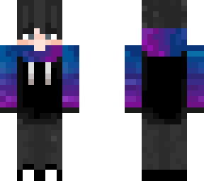 purple and blue eboy | Minecraft Skin