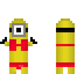 SUPER cheeky minion | Minecraft Skin