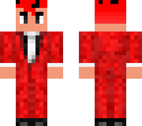 Traje rojo TheGrefg | Minecraft Skin