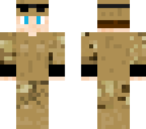 U.S. DESERT CAMO SOLDIER | Minecraft Skin