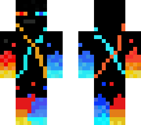 Fire Enderman | Minecraft Skins