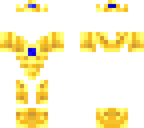 gold armour | Minecraft Skin