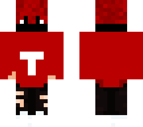 Red Gamer Boy | Minecraft Skin