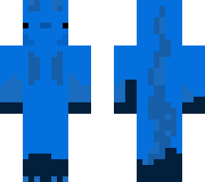Blue Axolotl | Minecraft Skin