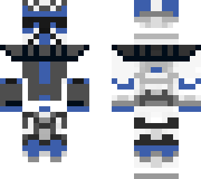 BLUE CLONE TROOPER | Minecraft Skin
