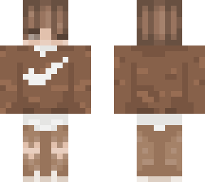 brown aesthetic outfit | Minecraft Skin