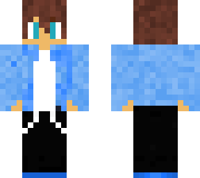Cool blue boy skin | Minecraft Skin