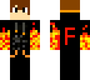 Fire boy | Minecraft Skin