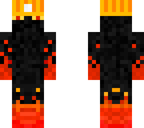 Fire Enderman | Minecraft Skins