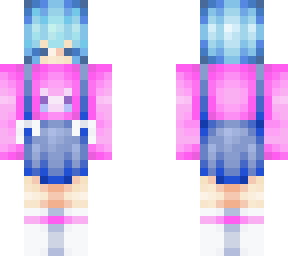 Pink Cat Girl | Minecraft Skins