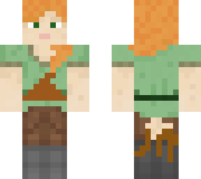 Alex is obsessed in poop | Minecraft Skin