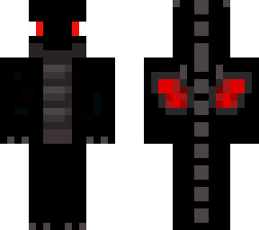 Black dragon | Minecraft Skin