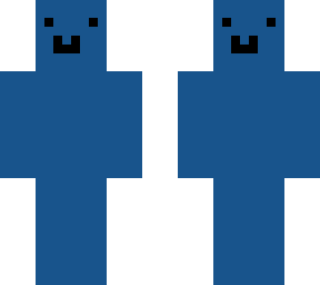Blue derp face boy | Minecraft Skin