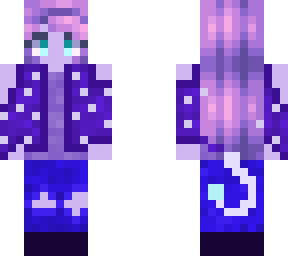 cute alien girl | Minecraft Skin