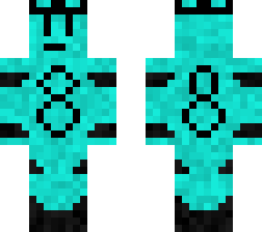 Cyan Blup Skin | Minecraft Skin