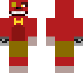 Flaming Foxy | Minecraft Skin