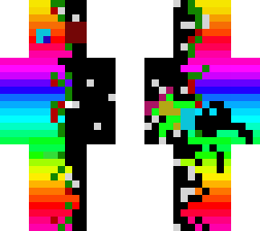 Rainbow Error | Minecraft Skin
