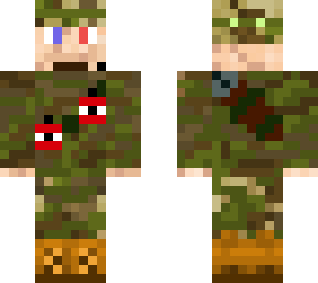 Us Army Ocp removeable jacket | Minecraft Skin