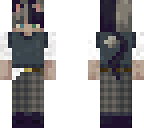 cat boy with ears and tail | Minecraft Skin