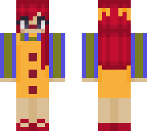 clown girl | Minecraft Skin