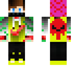 cute yellow gamer | Minecraft Skin
