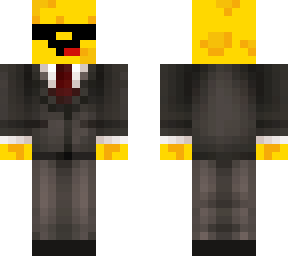 Derp Cheese wearing sun glass in a suit | Minecraft Skin
