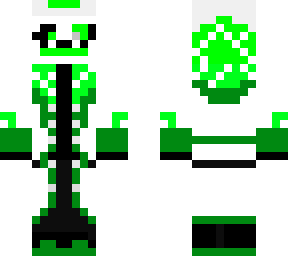 Green Error404 [My Own Design] | Minecraft Skin